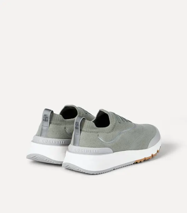 Brunello Cucinelli Technical Cotton Sneakers