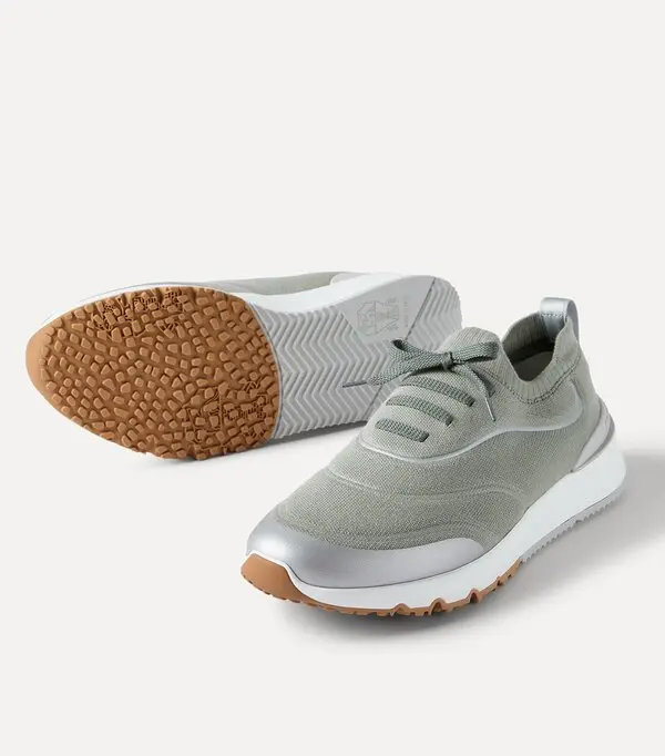 Brunello Cucinelli Technical Cotton Sneakers