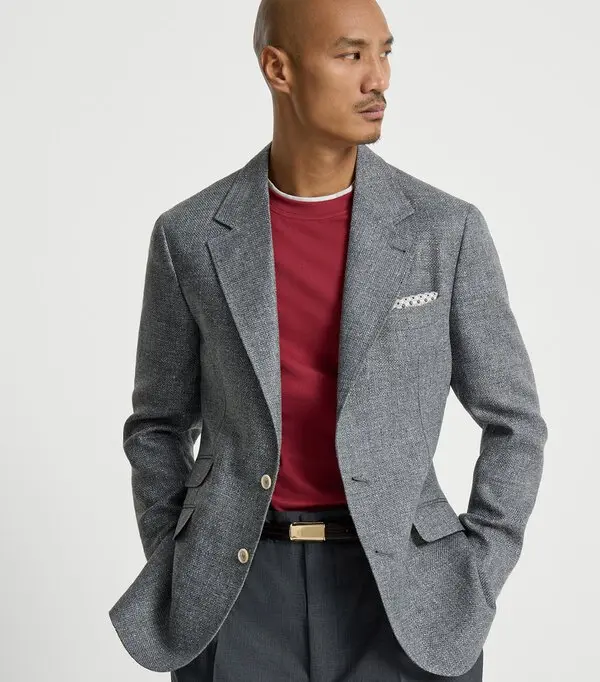 Brunello Cucinelli Silk-linen-wool Blazer