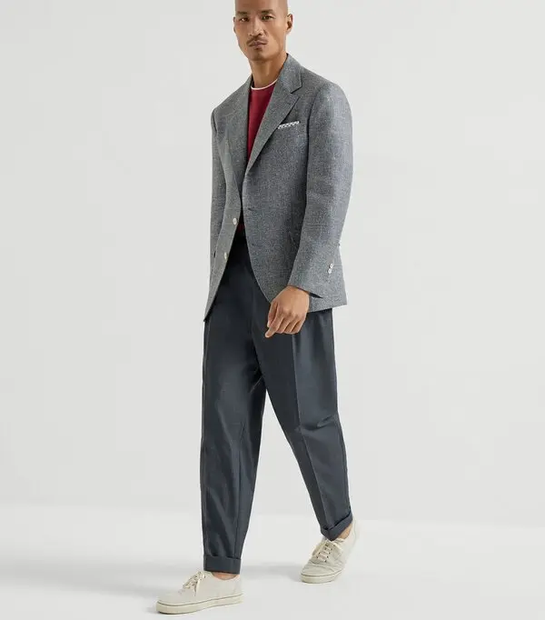 Brunello Cucinelli Silk-linen-wool Blazer