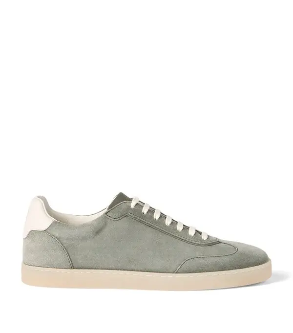 Brunello Cucinelli Suede Low-top Sneakers - Green