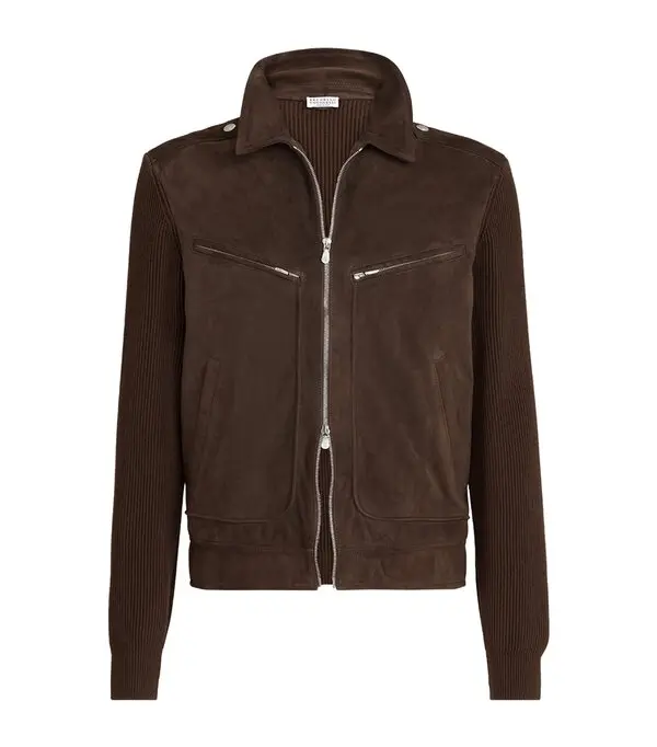Brunello Cucinelli Suede Jacket