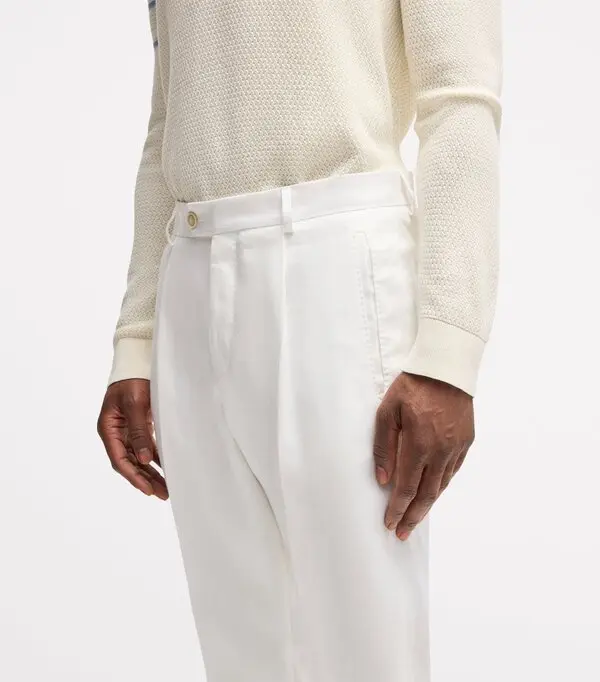 BOSS Linen Tailored Trousers