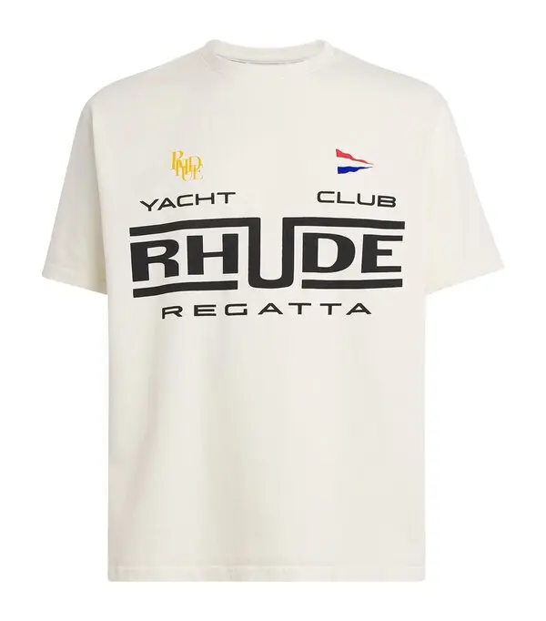 Rhude Cotton Yacht Club T-shirt - White