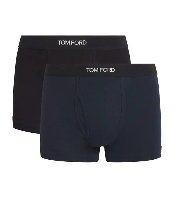 TOM FORD Stretch-cotton Boxer Briefs - Black