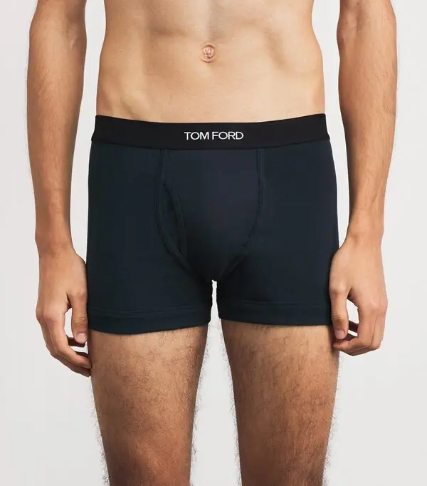 TOM FORD Stretch-cotton Boxer Briefs - Black