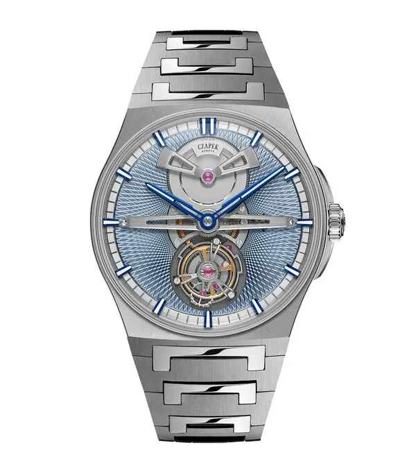 CZAPEK Stainless Steel Antarctique Tourbillon Watch - Blue