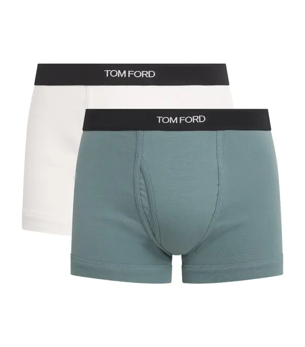 TOM FORD Stretch-cotton Boxer Briefs - White