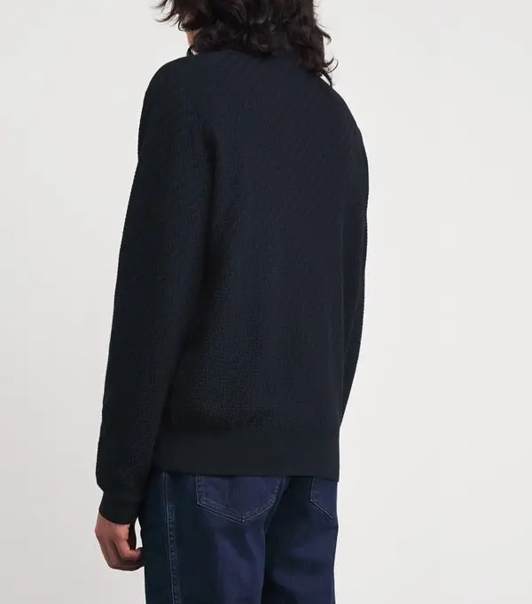 Brioni Cotton-silk-cashmere Polo Shirt