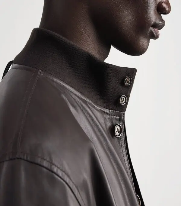 VALSTAR Leather Ino Bomber Jacket