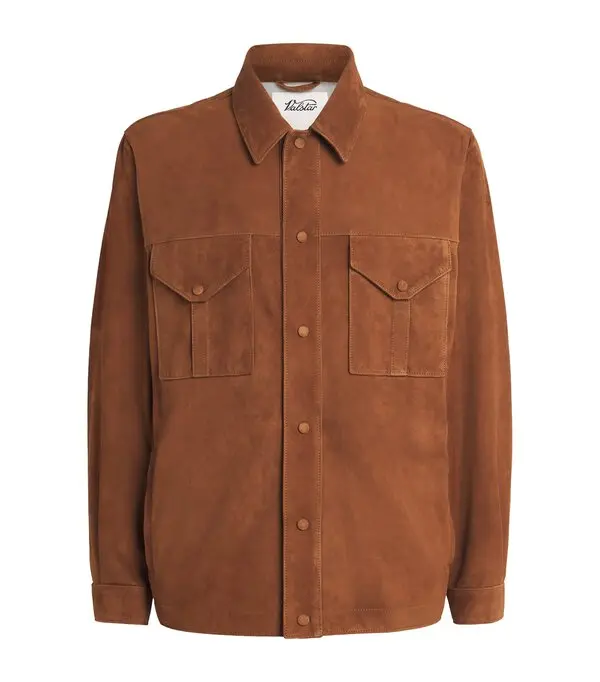 VALSTAR Suede Blackey Overshirt - Brown