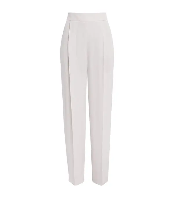 Agnona Pleated Tailored Trousers - Grey