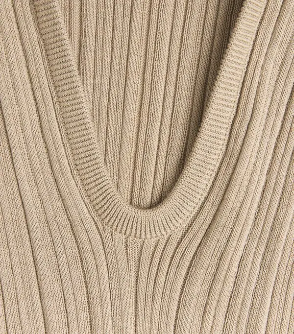 Agnona Cotton-silk Knitted Top