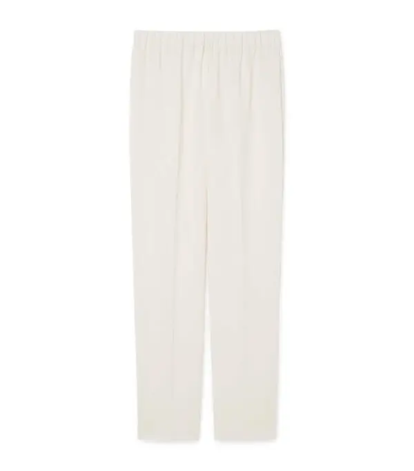 Marina Rinaldi Cady Tailored Trousers - White