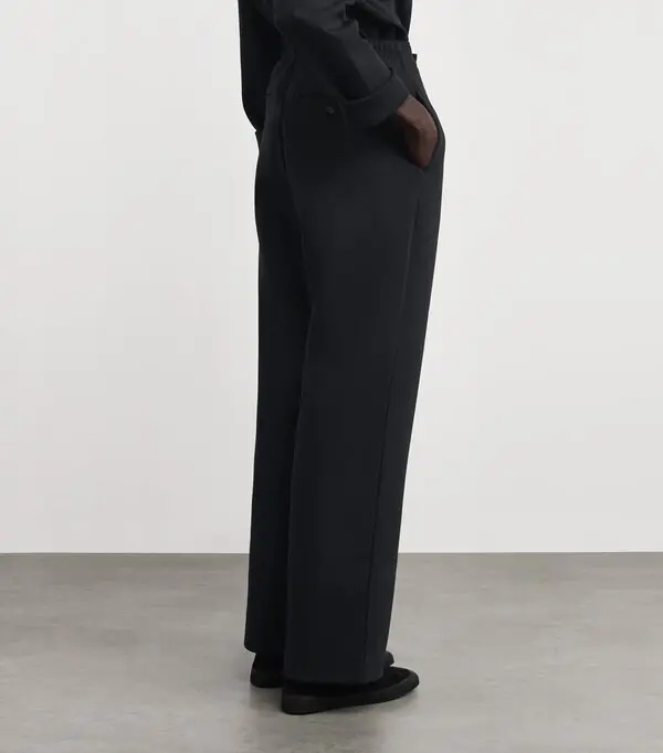 Vince Cotton-blend Straight Trousers