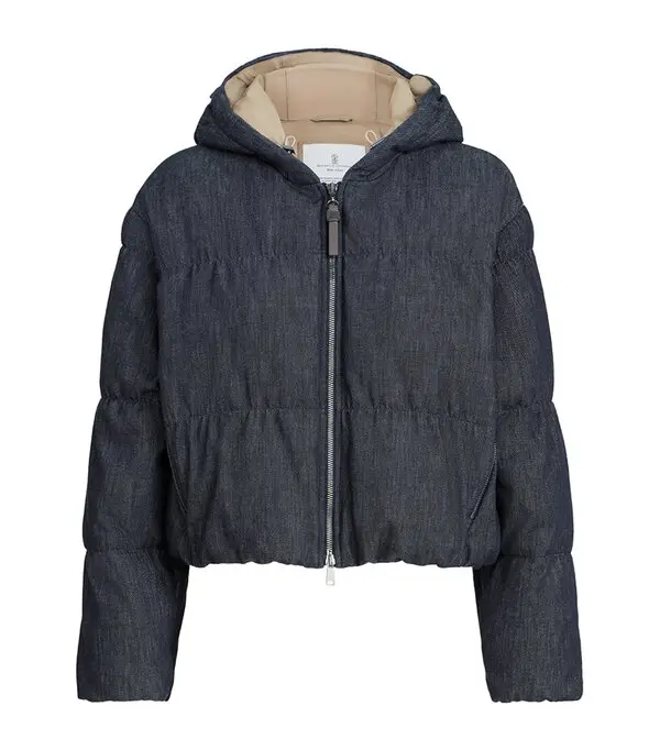 Brunello Cucinelli Padded Jacket - Blue