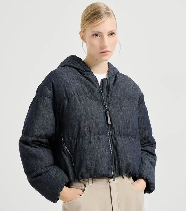 Brunello Cucinelli Padded Jacket - Blue