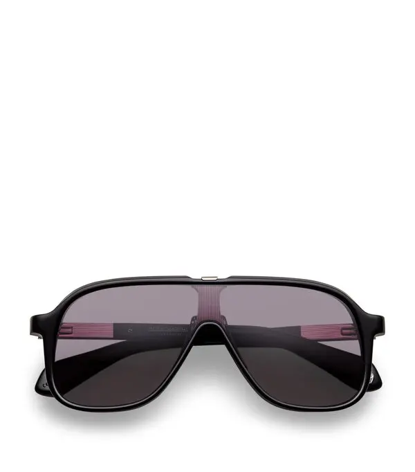 JACQUES MARIE MAGE Acetate Kurokawa Sunglasses - Black