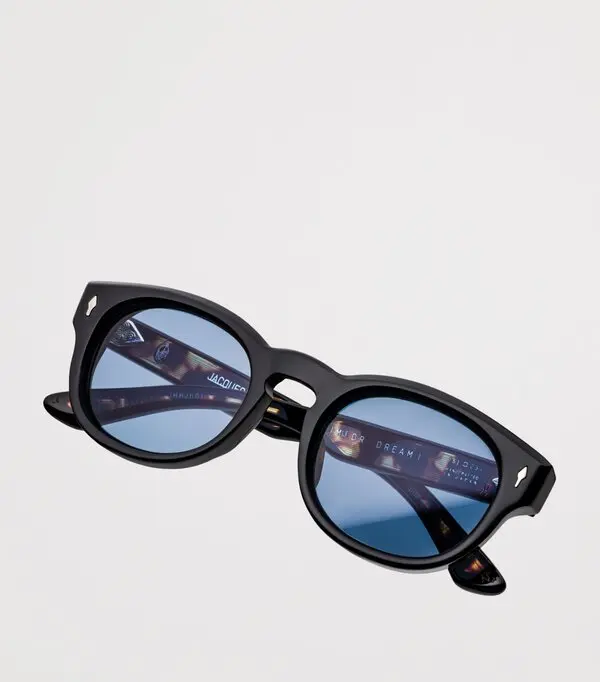 JACQUES MARIE MAGE Acetate Dr. Dream Sunglasses - Black