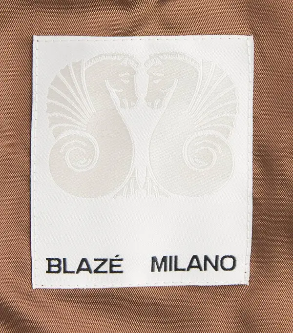 BLAZÉ MILANO Virgin Wool-blend Cropped Jacket
