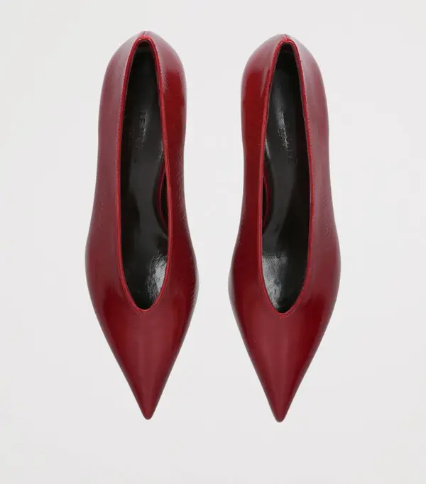 Le Monde Beryl Patent Leather Babouche Pumps