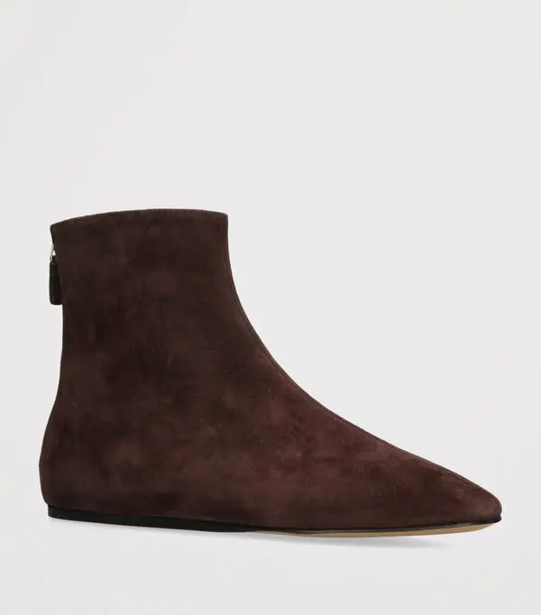 Le Monde Beryl Suede Luna Ankle Boots - Brown