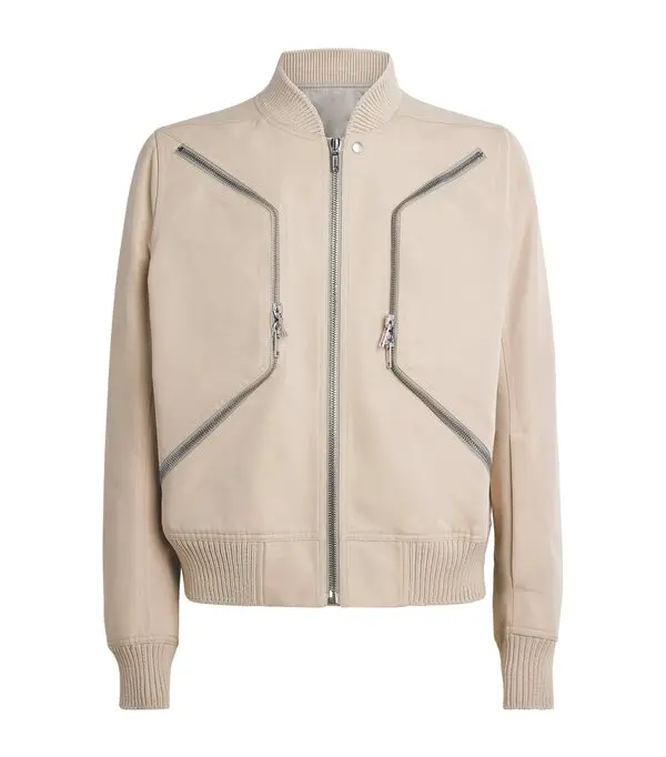 Rick Owens Cotton-blend Heizer Bomber Jacket