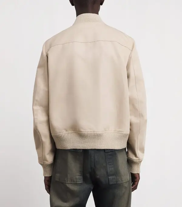 Rick Owens Cotton-blend Heizer Bomber Jacket