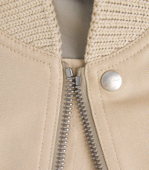 Rick Owens Cotton-blend Heizer Bomber Jacket