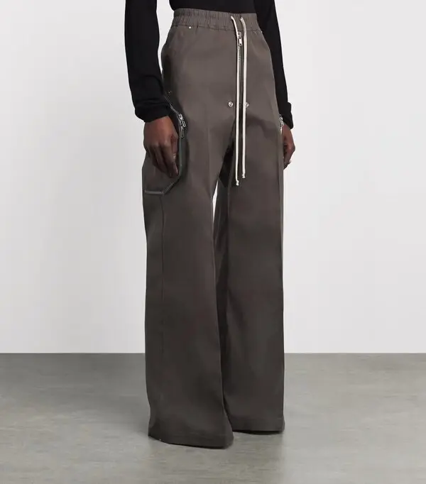 Rick Owens Heizer Belas Cargo Trousers - Brown