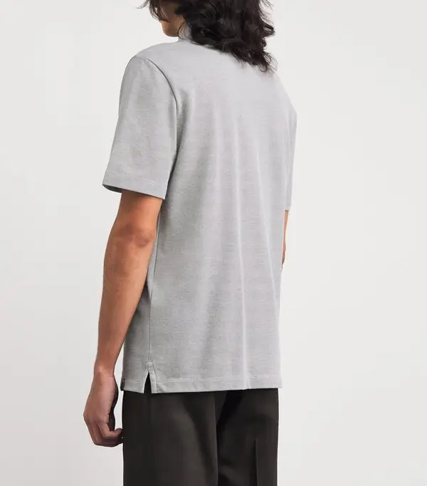 Brioni Cotton Piqué Polo Shirt