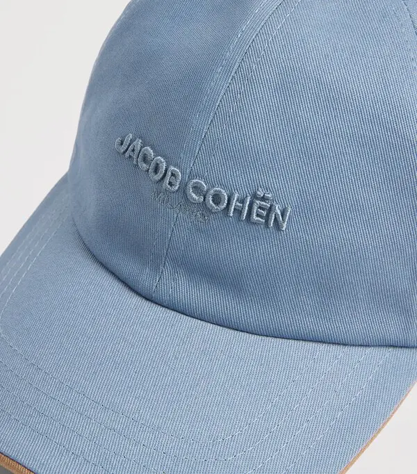 Jacob Cohen Cotton Baseball Cap - Blue