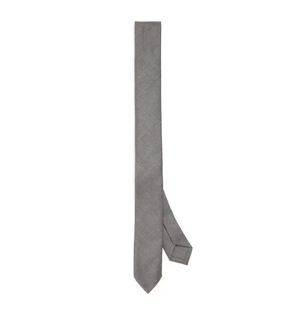 Thom Browne Wool Tie - Grey