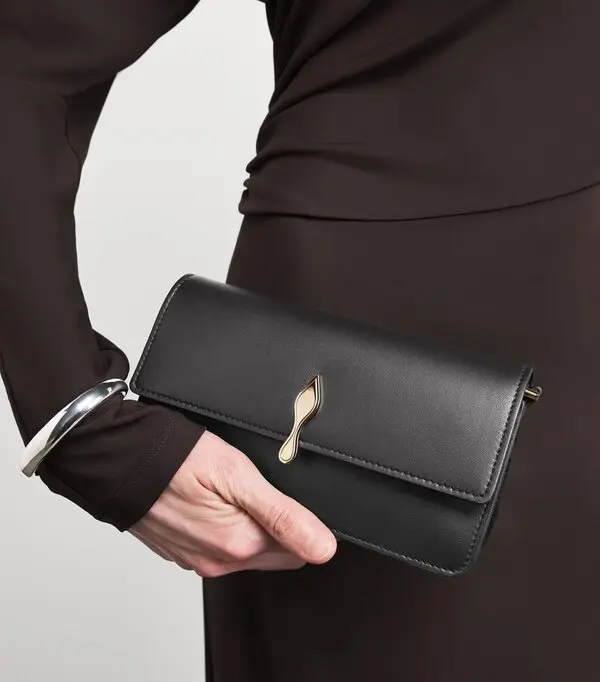 CHRISTIAN LOUBOUTIN Betina Mini Leather Cross-body Bag - Black