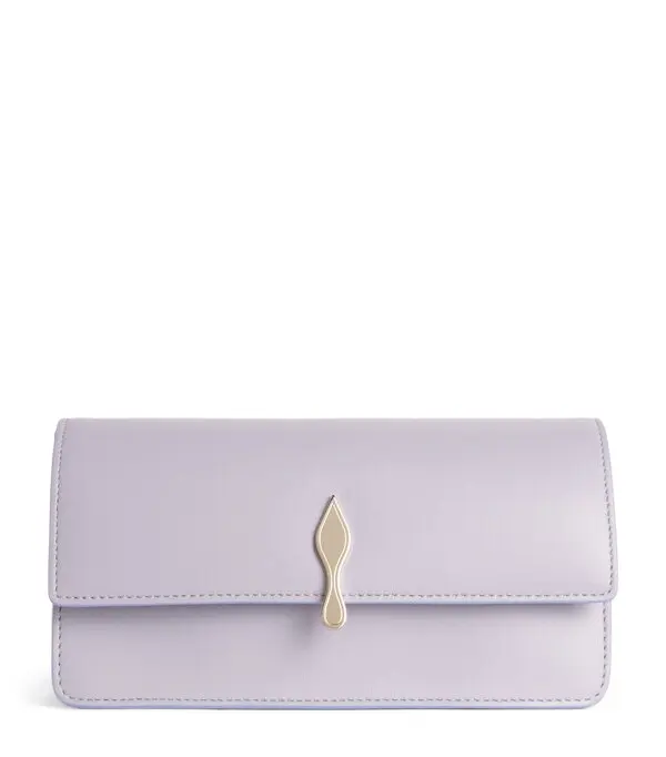 CHRISTIAN LOUBOUTIN Betina Mini Leather Cross-body Bag - Purple