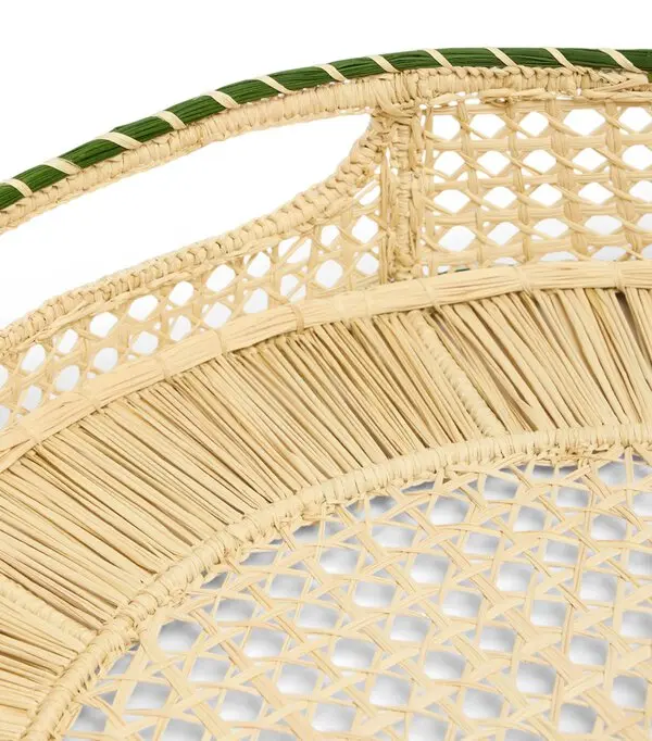 La DoubleJ Raffia Tray