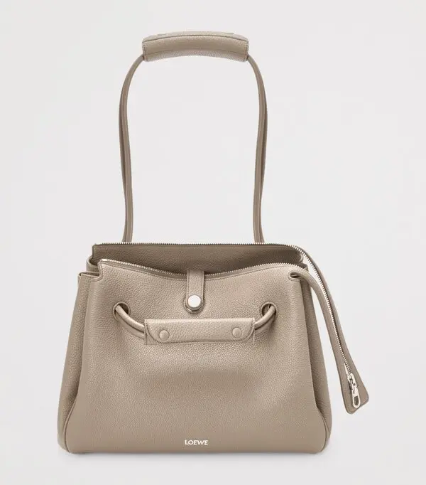 Loewe Medium Grained Leather Madrid Shoulder Bag