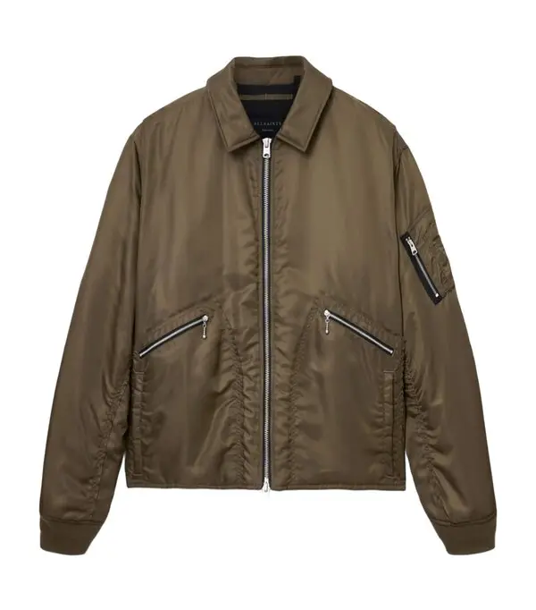 ALLSAINTS Fallon Bomber Jacket - Brown