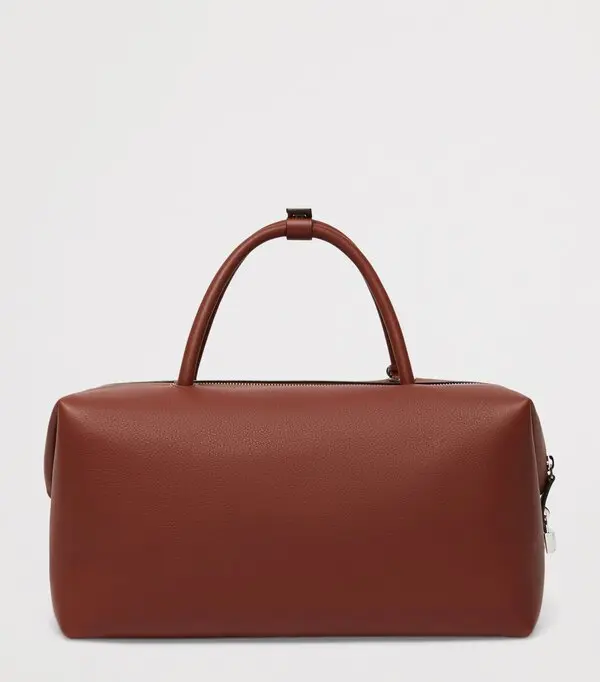 Max Mara Leather Boston Bowler Bag - Red