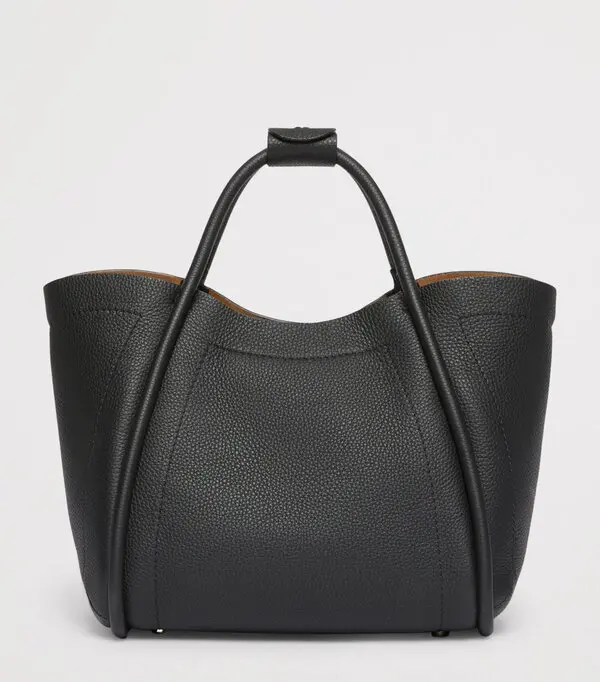 Max Mara Small Leather Top-handle Bag - Black