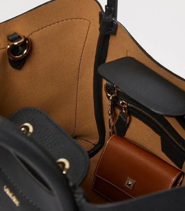 Max Mara Small Leather Top-handle Bag - Black
