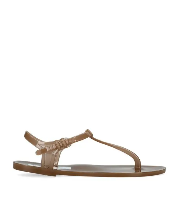 Christopher Esber Billi T-bar Flat Sandals - Brown