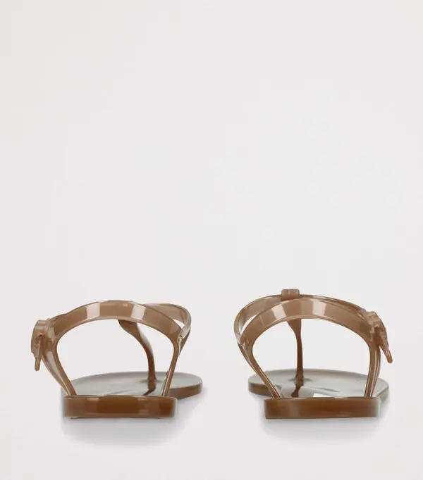 Christopher Esber Billi T-bar Flat Sandals - Brown