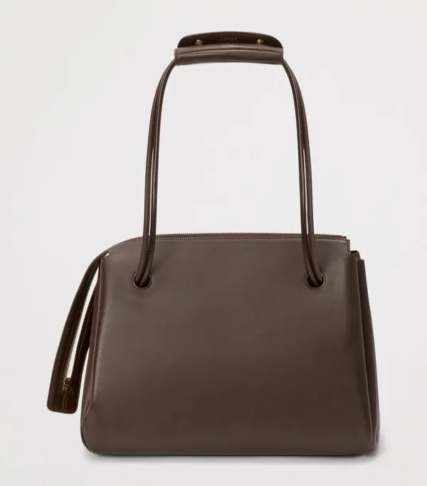 Loewe Large Grained Leather Madrid Shoulder Bag - Brown