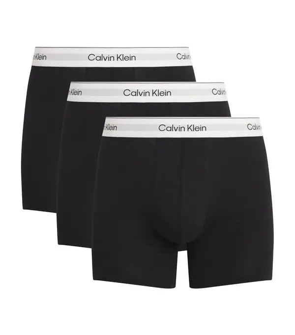 Calvin Klein Stretch-cotton Icon Boxer Briefs - Black