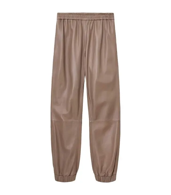 ALLSAINTS Leather Jen Sweatpants