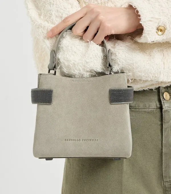 Brunello Cucinelli Small Essence Top-handle Bag - Brown