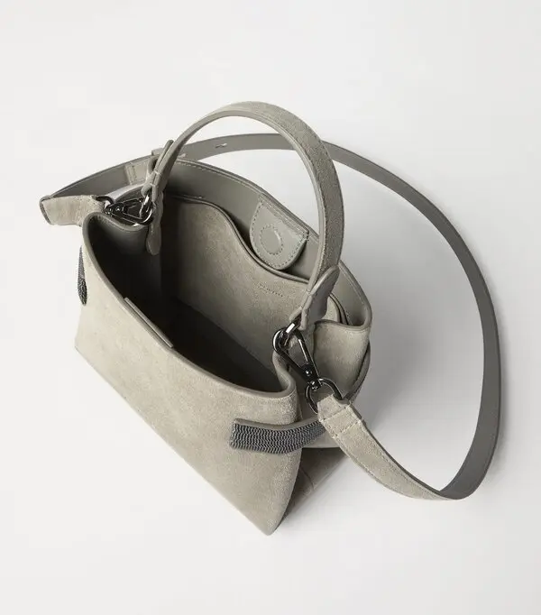 Brunello Cucinelli Small Essence Top-handle Bag - Brown