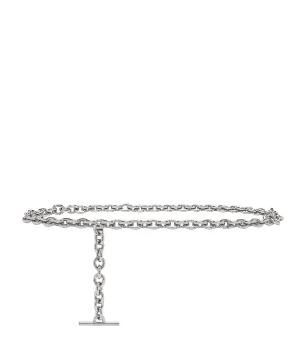 Alexander McQueen T-bar Chain Belt - Neutral