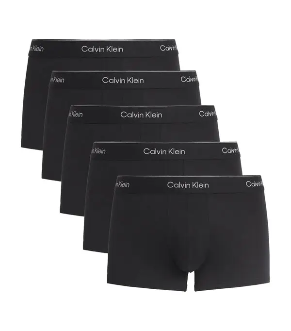 Calvin Klein Cotton Stretch Icon Trunks - Black